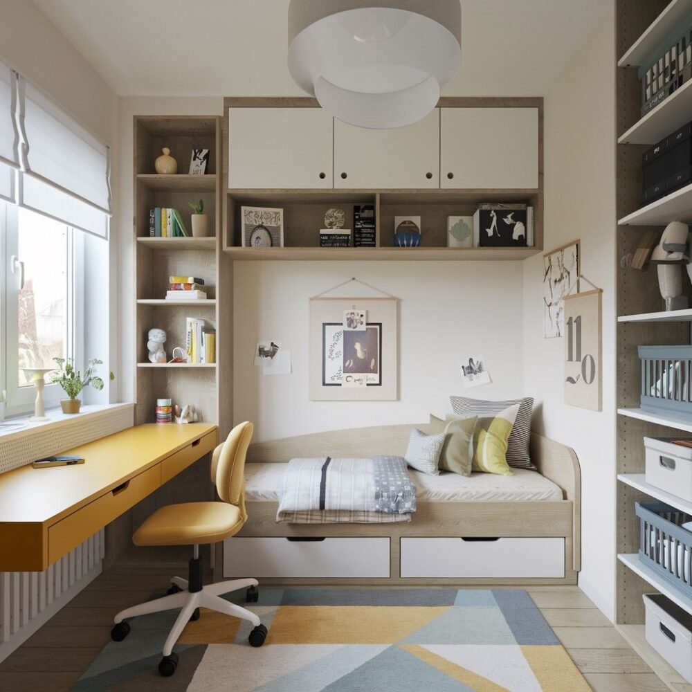 Jak ustawić meble w małym pokoju młodzieżowym? - CleoSun.pl
